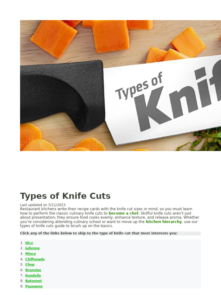 Cuts | PDF