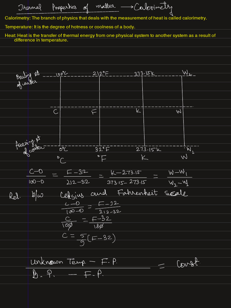 Thermal properties of matter_annotated | PDF