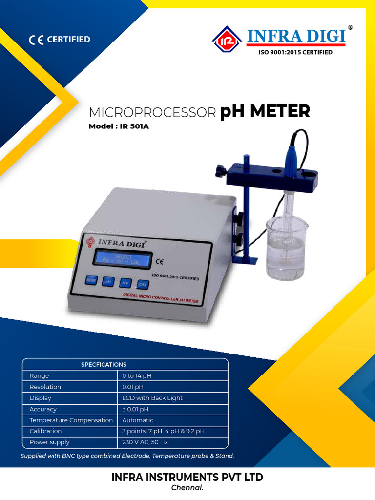 InfraDigi-IR501A-Microprocessor-pH-meter (1) | PDF