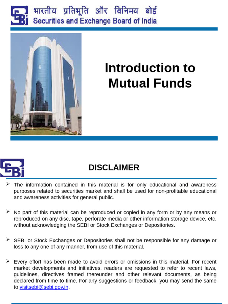 Introduction To Mutual Funds Investing | PDF