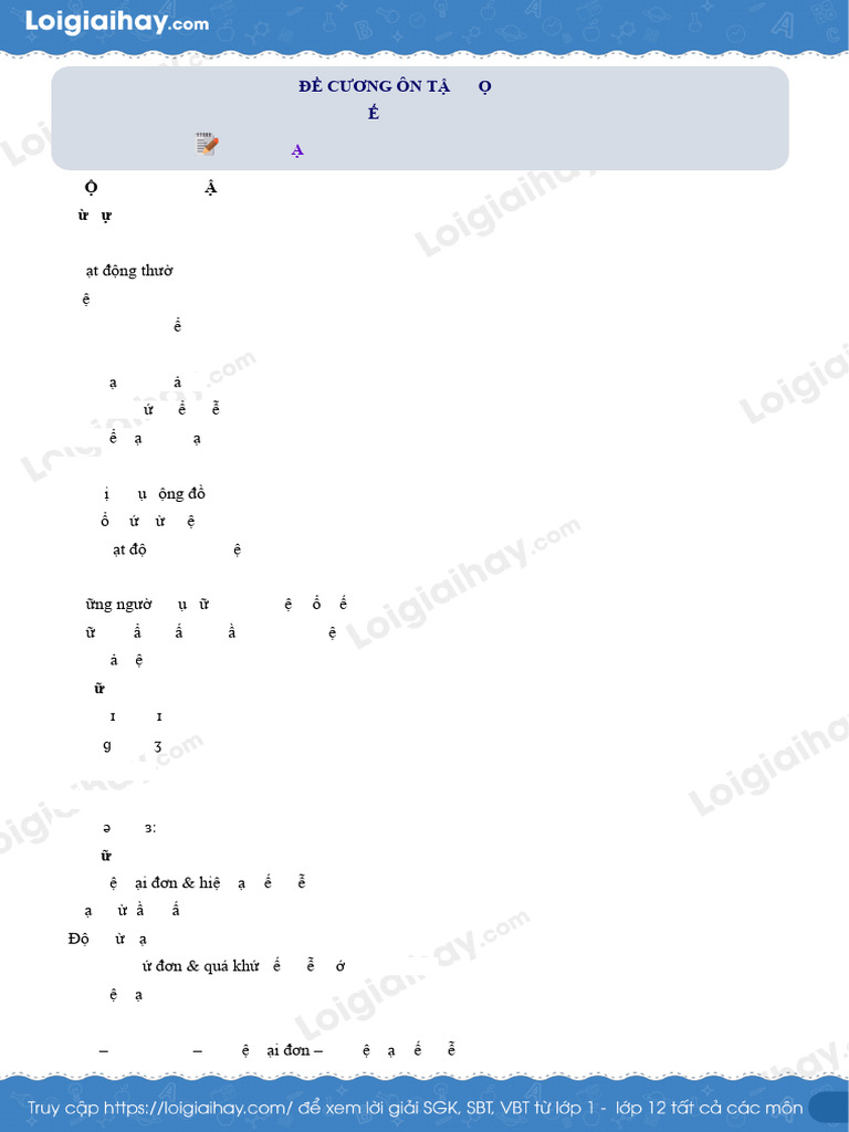De Cuong On Tap Hk1 Tieng Anh 10 Bright Co Dap An 1703488199 | PDF