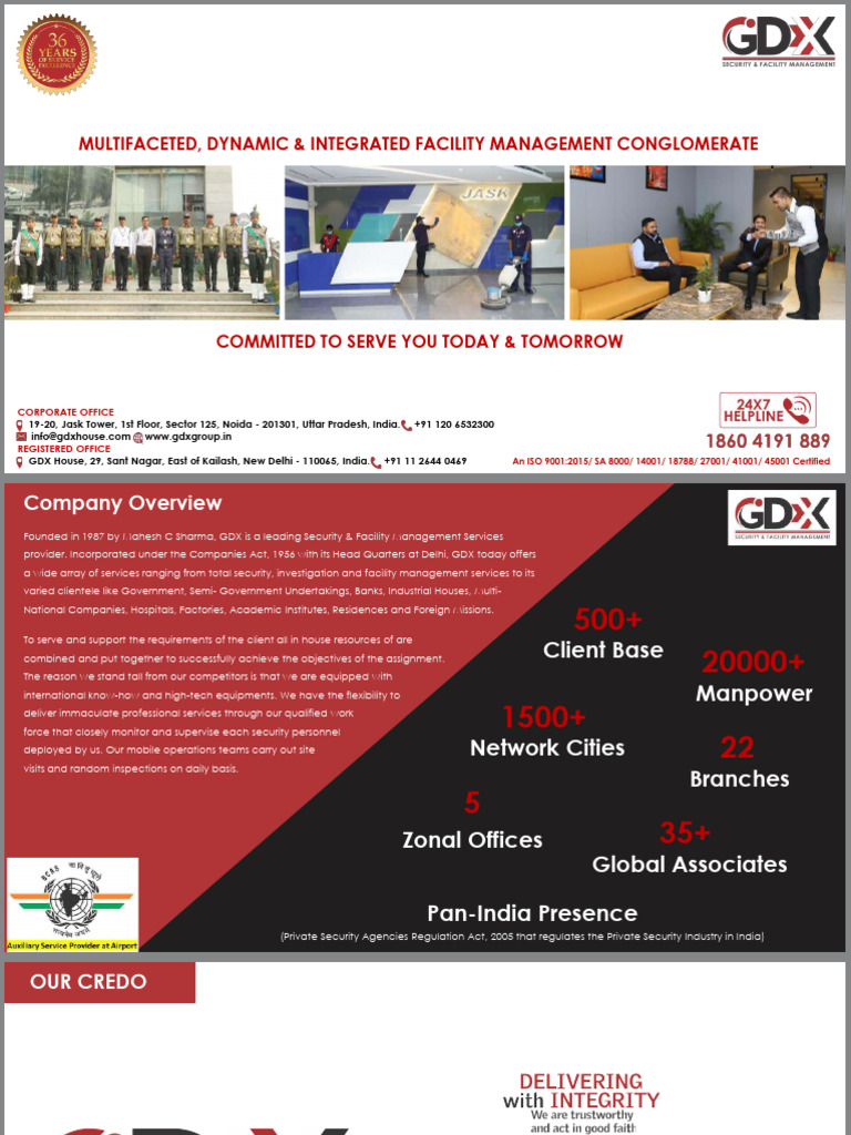 Company Portfolio GDX | PDF