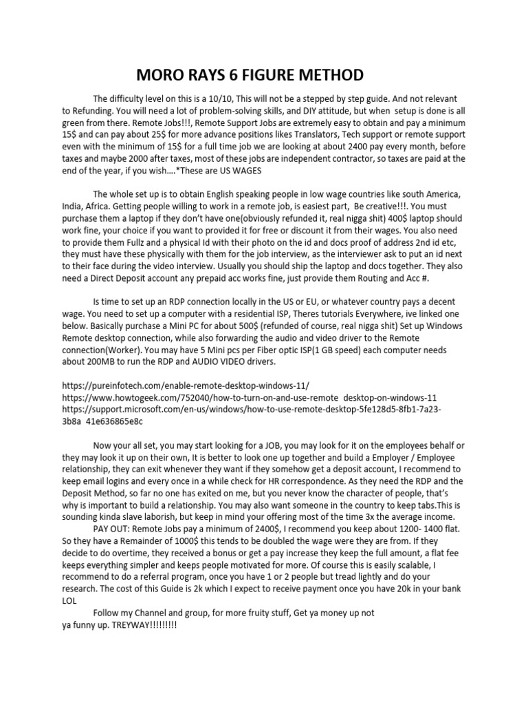 6 Figure Method | PDF