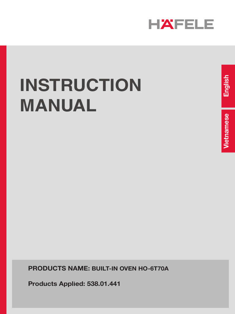 Oven Manual | PDF