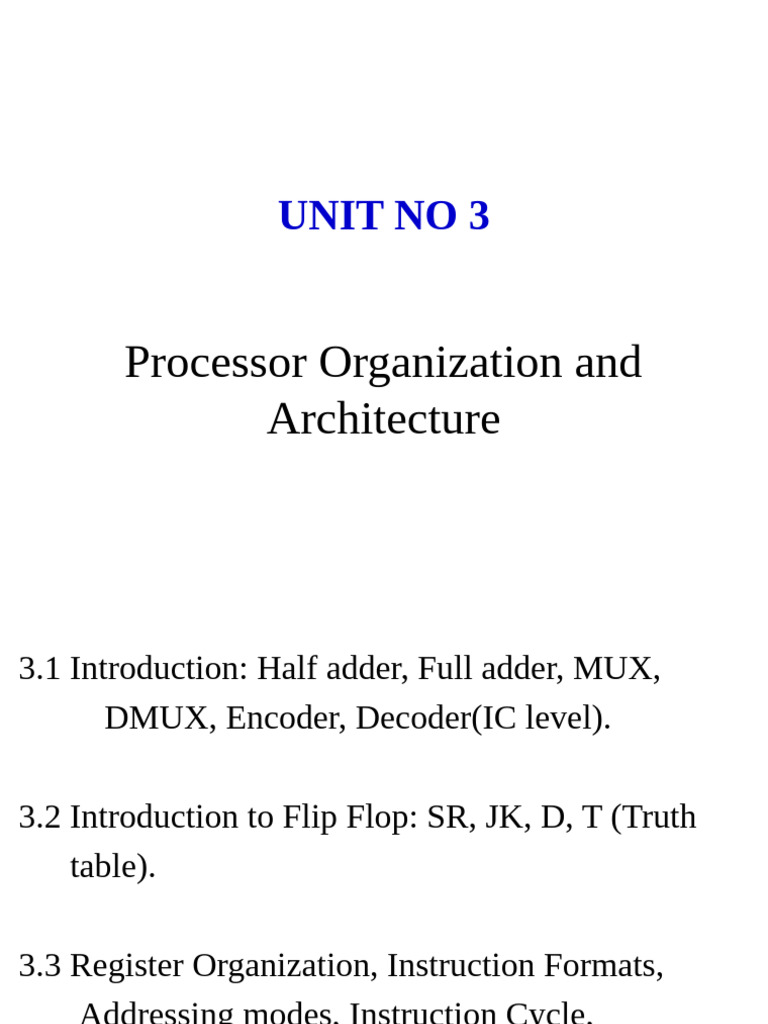 Unit No 3 - Dlcoa | PDF