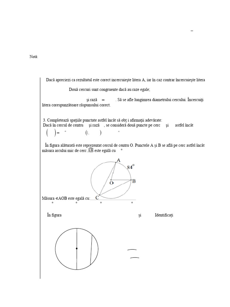 Test - Cerc Cls 6 2 | PDF