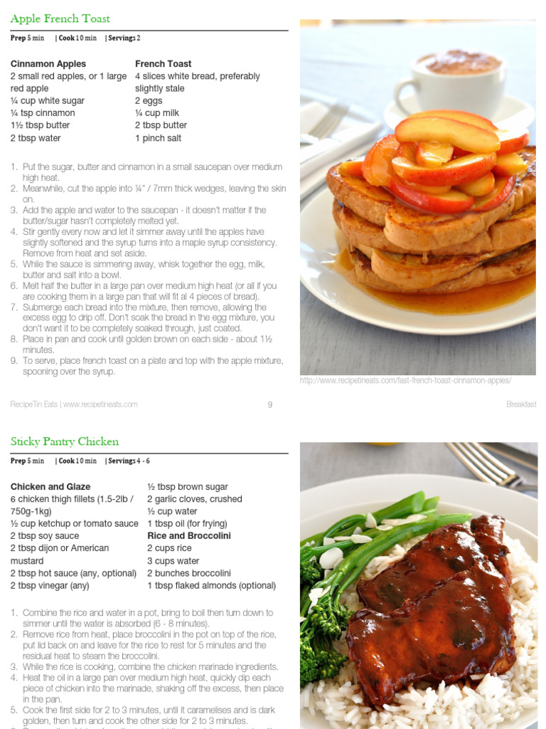 RecipeTin Eats 9 13 | PDF | Mustard (Condiment) | Sauce