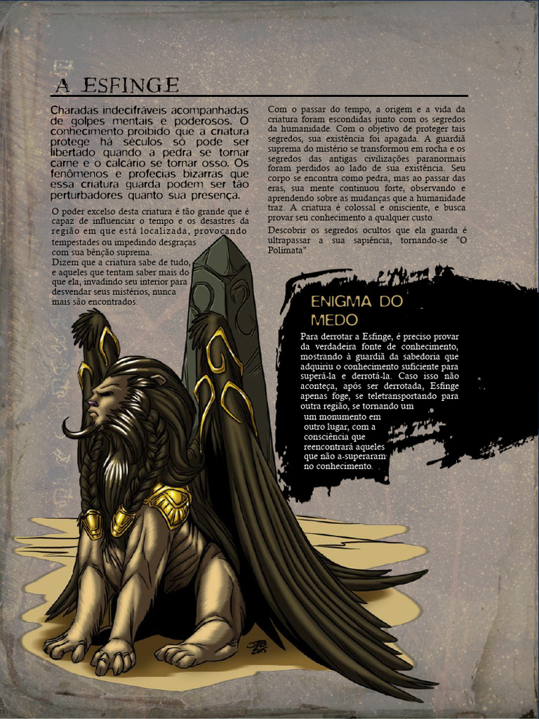 FICHA DA ESFINGE - Final | PDF