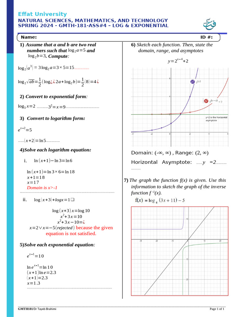 Ass4-Log Expo Solution | PDF