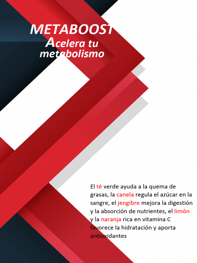 Metaboost Acelera Tu Metabolismo de Forma Natural | PDF