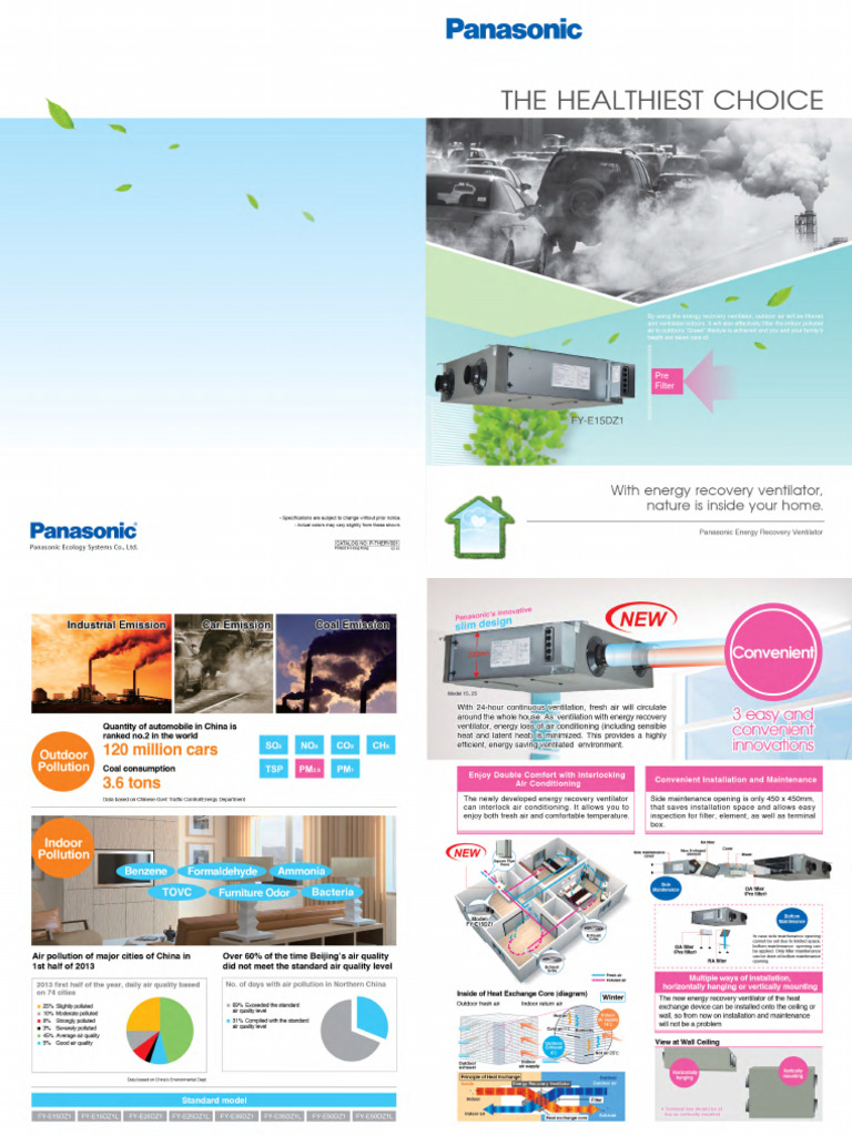 Catalogue ERV Panasonic VN | PDF