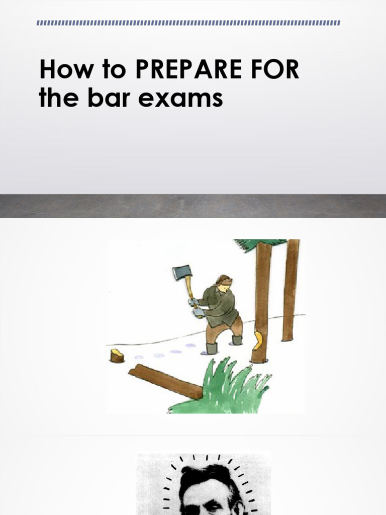 How To PREPARE For The Bar Exams | PDF