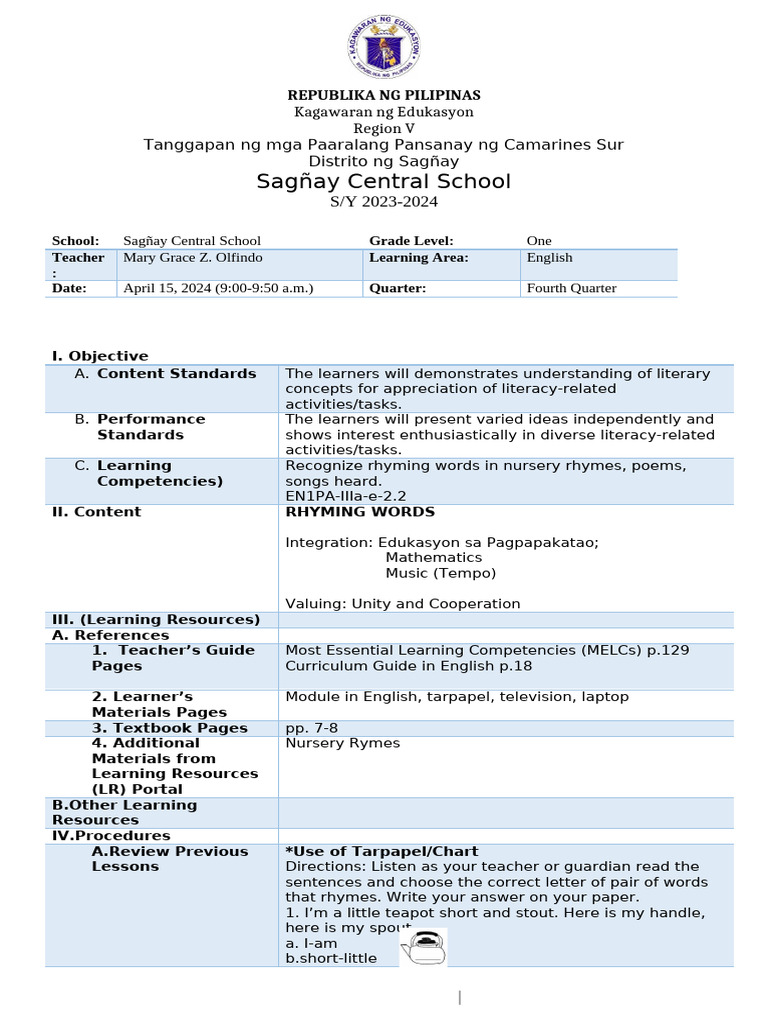 Cot - 4TH Quareter | PDF | Learning