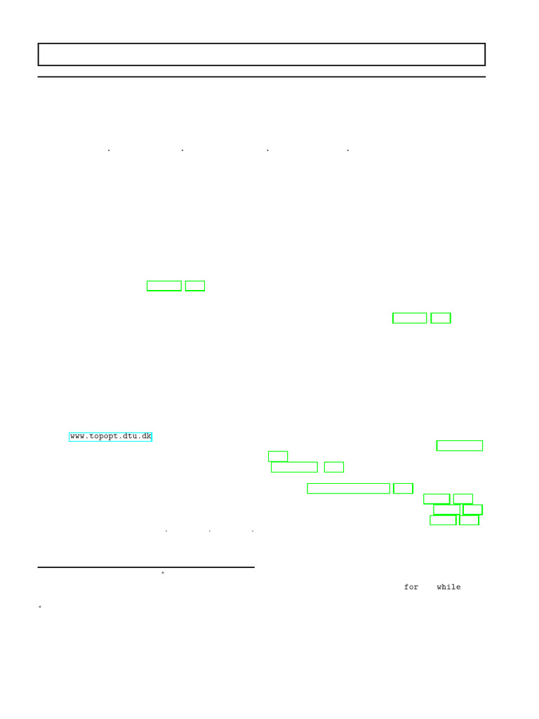 Topological Optimization in MATLAB Using 8 Lines | PDF