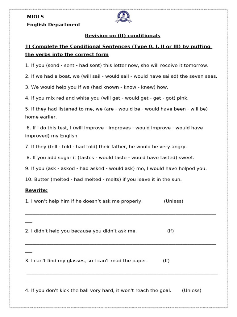 If Conditionals - Past Modals | PDF