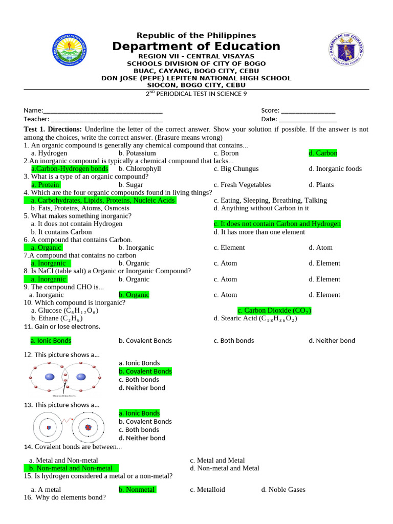 Science 9 | PDF
