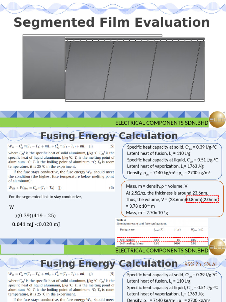 Segmented Film Evaluation v1.20 | PDF