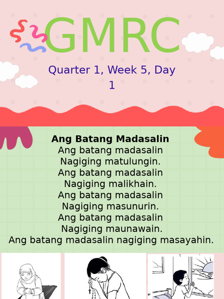 Grade 1 Matatag Week 5 | PDF