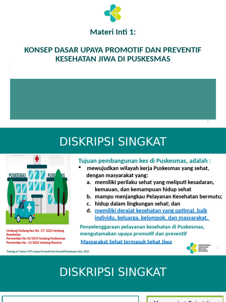 Promotif Preventif Keswa | PDF