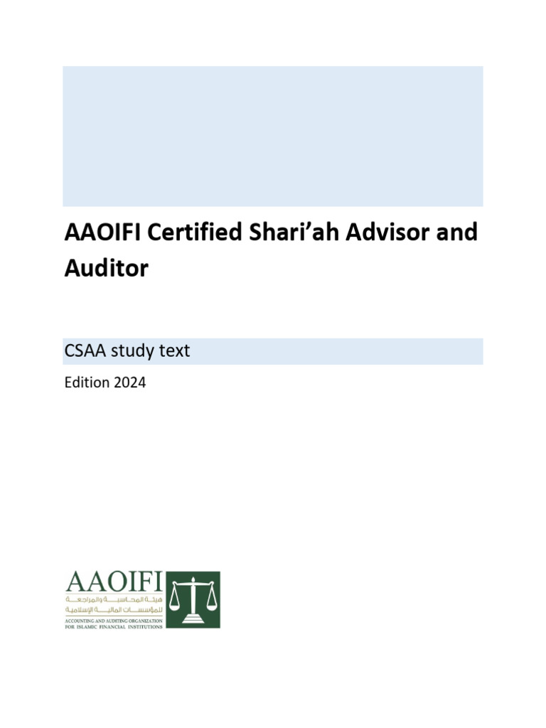 CSAA Program Overview 2024 | PDF | Islamic Banking And Finance ...