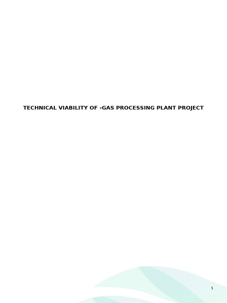 Technical Viability of The Project | PDF