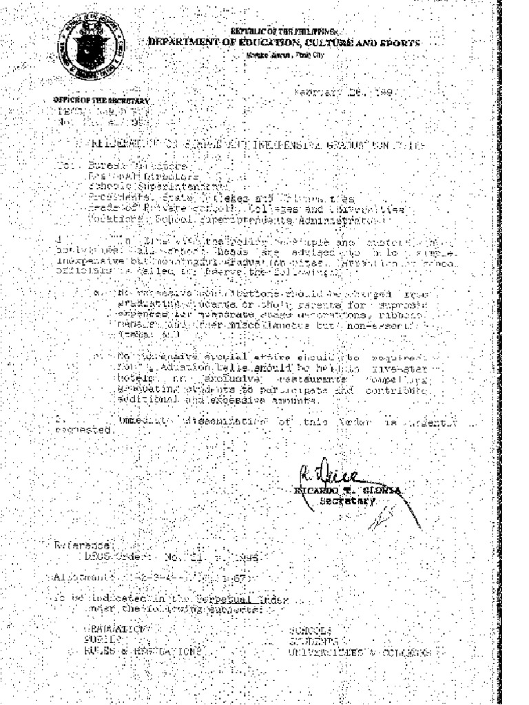 DO - s1997 - 21 (Inexpensive Graduation Rites) | PDF