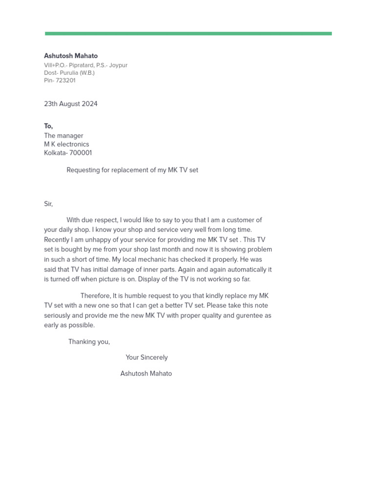 Application To MK Electronics | PDF