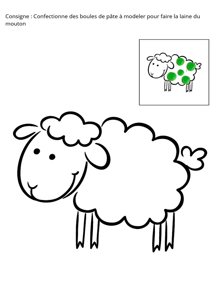 Consigne Rempli Le Cartable de P'tit Loup Avec Des Gommettes | PDF