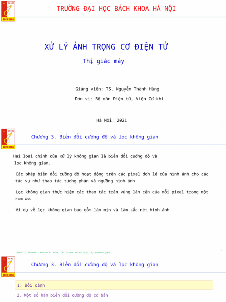 Chapter 3. Intensity Transformations and Spatial Filtering | PDF