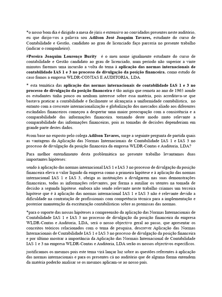 TRABALHO RESUMO | PDF