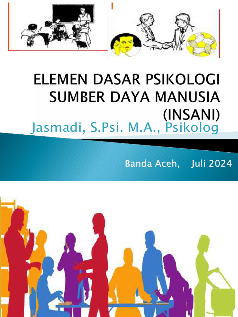 Elemen Dasar Psikologi Sumber Daya Manusia - Insani | PDF