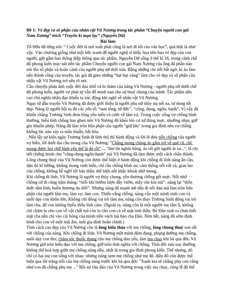 VũNương (gk2) | PDF