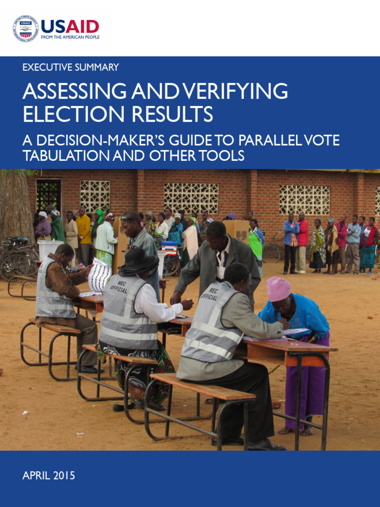 DI Assessing and Verifying Election Results Summary Document - FINAL ...