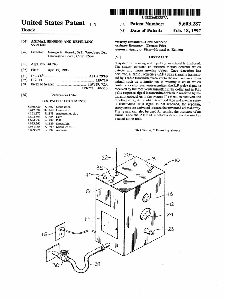 5.animal Sensing and Repelling System | PDF