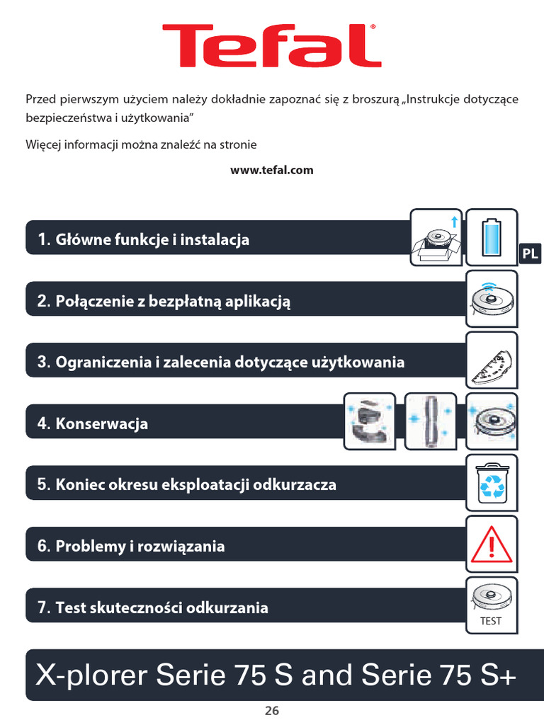 Instrukcja Obslugi TEFAL RG8597 | PDF