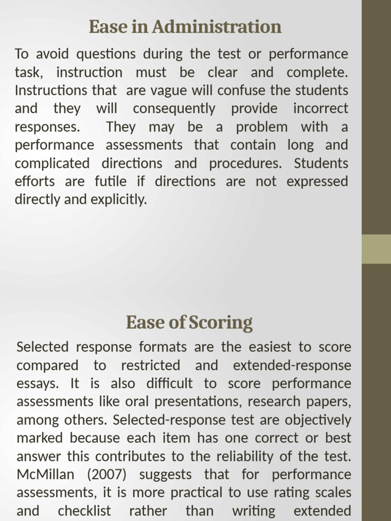 Ease in Administration | PDF