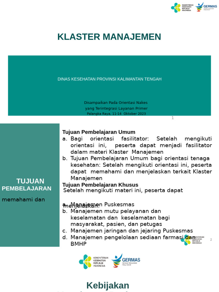 V5 KOMPILASI Klaster 1 Manajemen | PDF