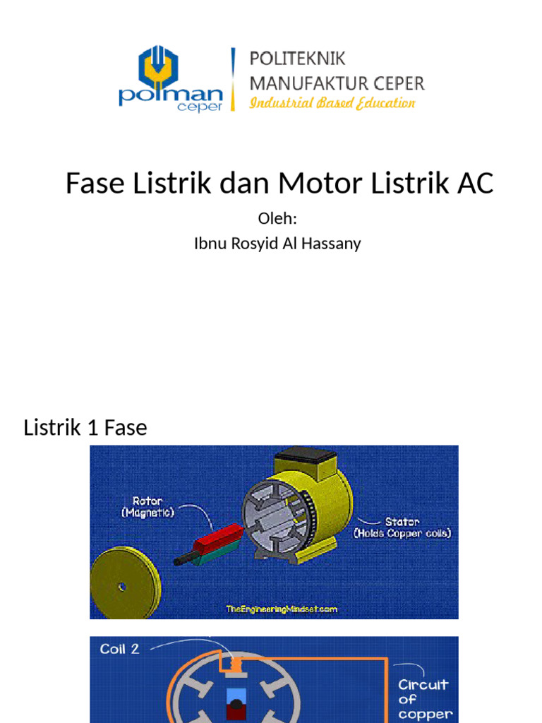 Fase Listrik dan Motor listrik AC 1 | PDF