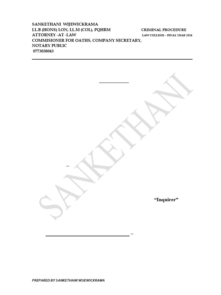 Inquest - 2024 | PDF