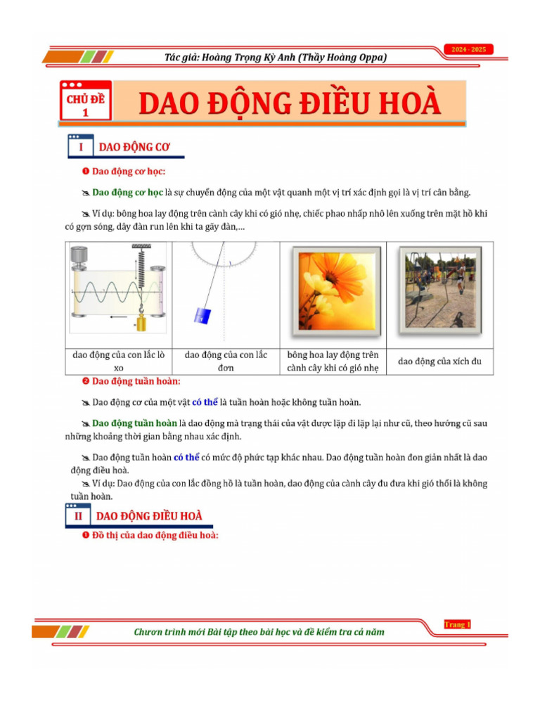 Vat Li 11 Bai Tap Theo Bai Hoc Cau Truc Moi 2025 | PDF