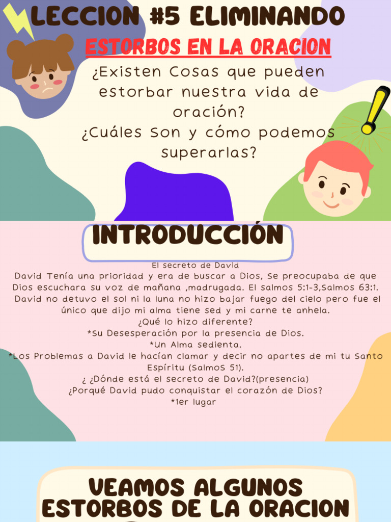 Lecciones 5,6,7,8, Crecer | PDF