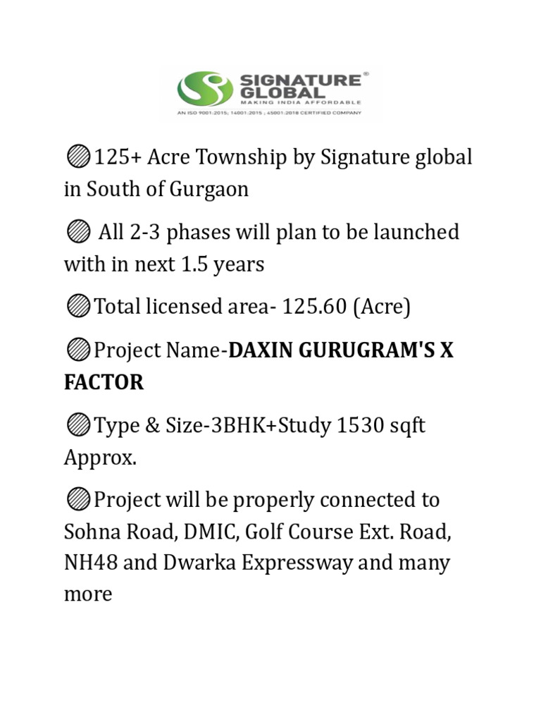 Daxin Gurugram | PDF