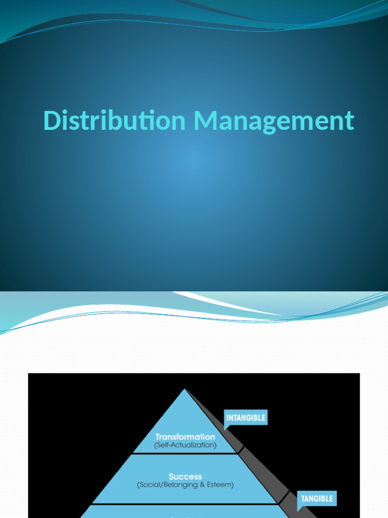 Distribution Management | PDF | Logistics | Marketing