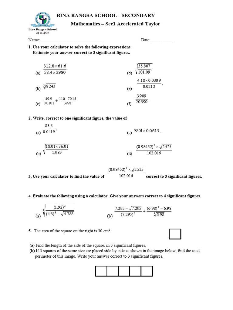 Rounding-off-significant-figures-G 7 | PDF