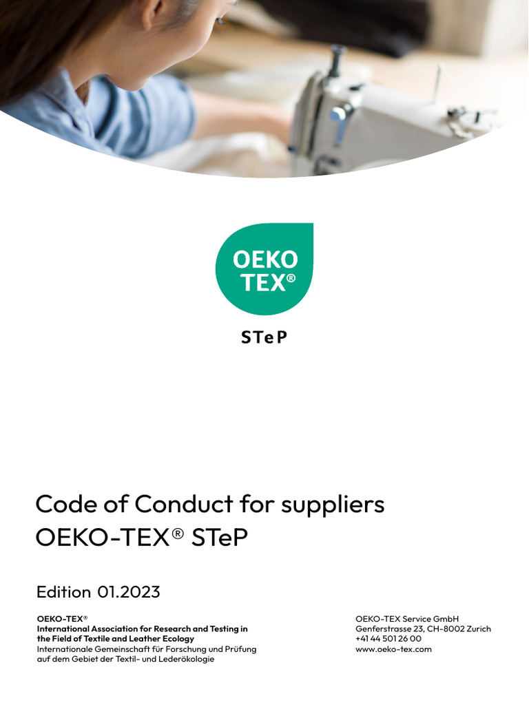 OEKO-TEX STeP Code of Conduct EN | PDF