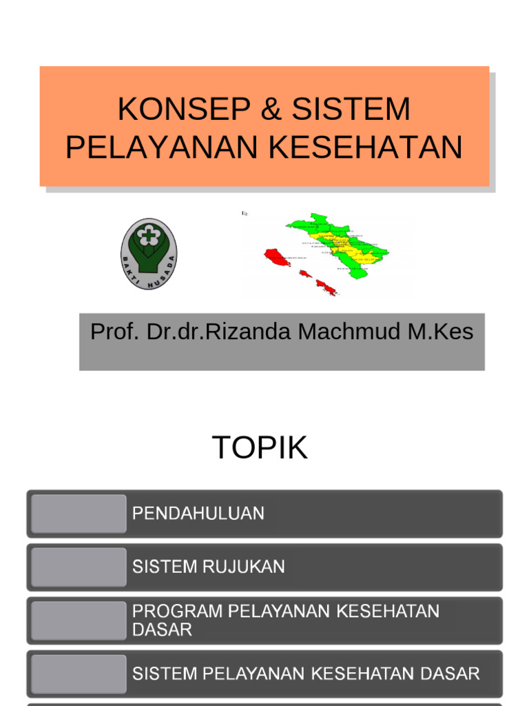 Konsep Dan Sistem Pelayanan Kesehatan | PDF