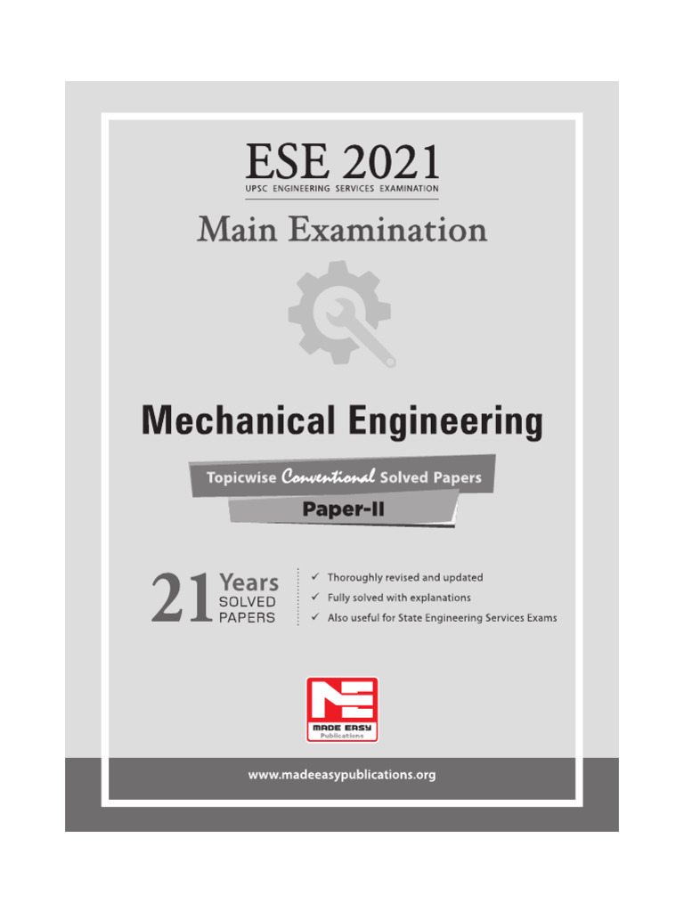 ME Conventional Paper-II | PDF