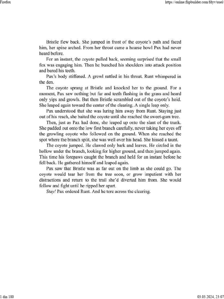 Pax - Sara Pennypacker Engl | PDF