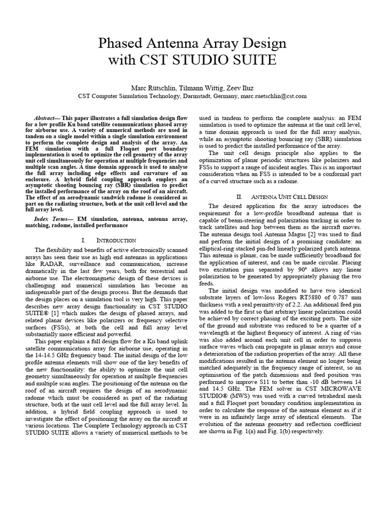 Rutschlin-Phased Array | PDF