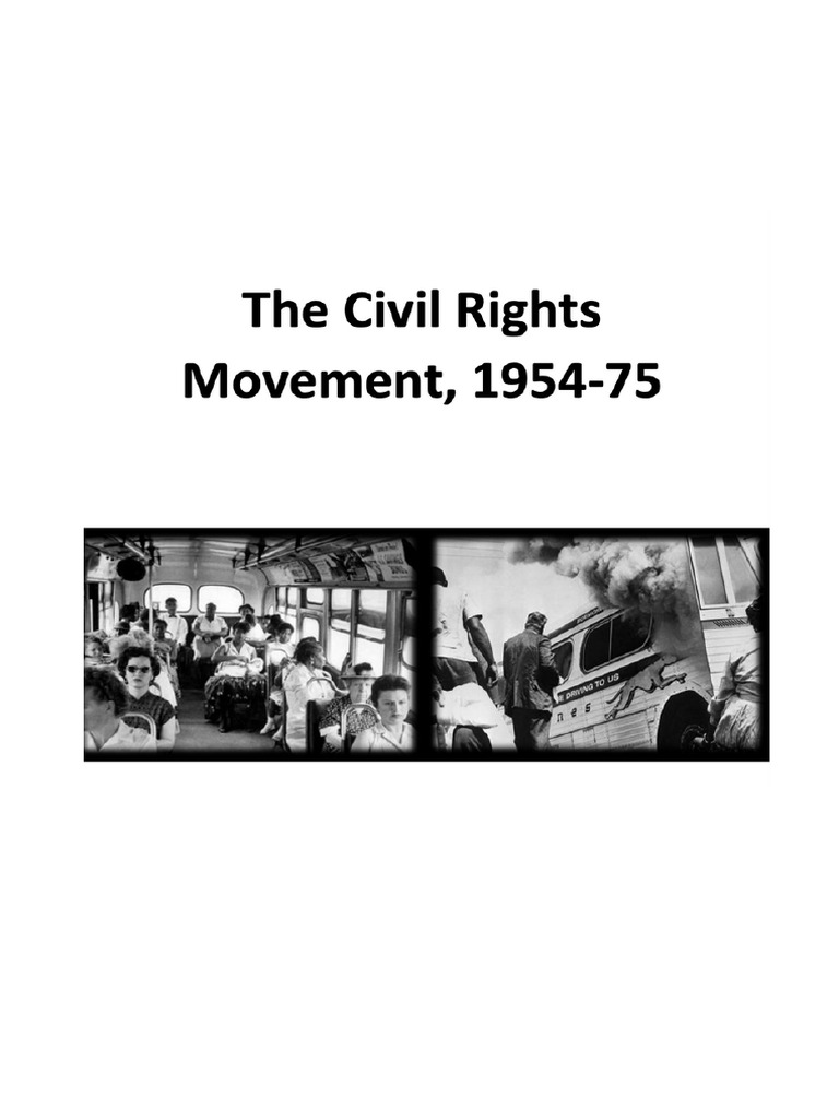 American Civil Rights Workbook | PDF